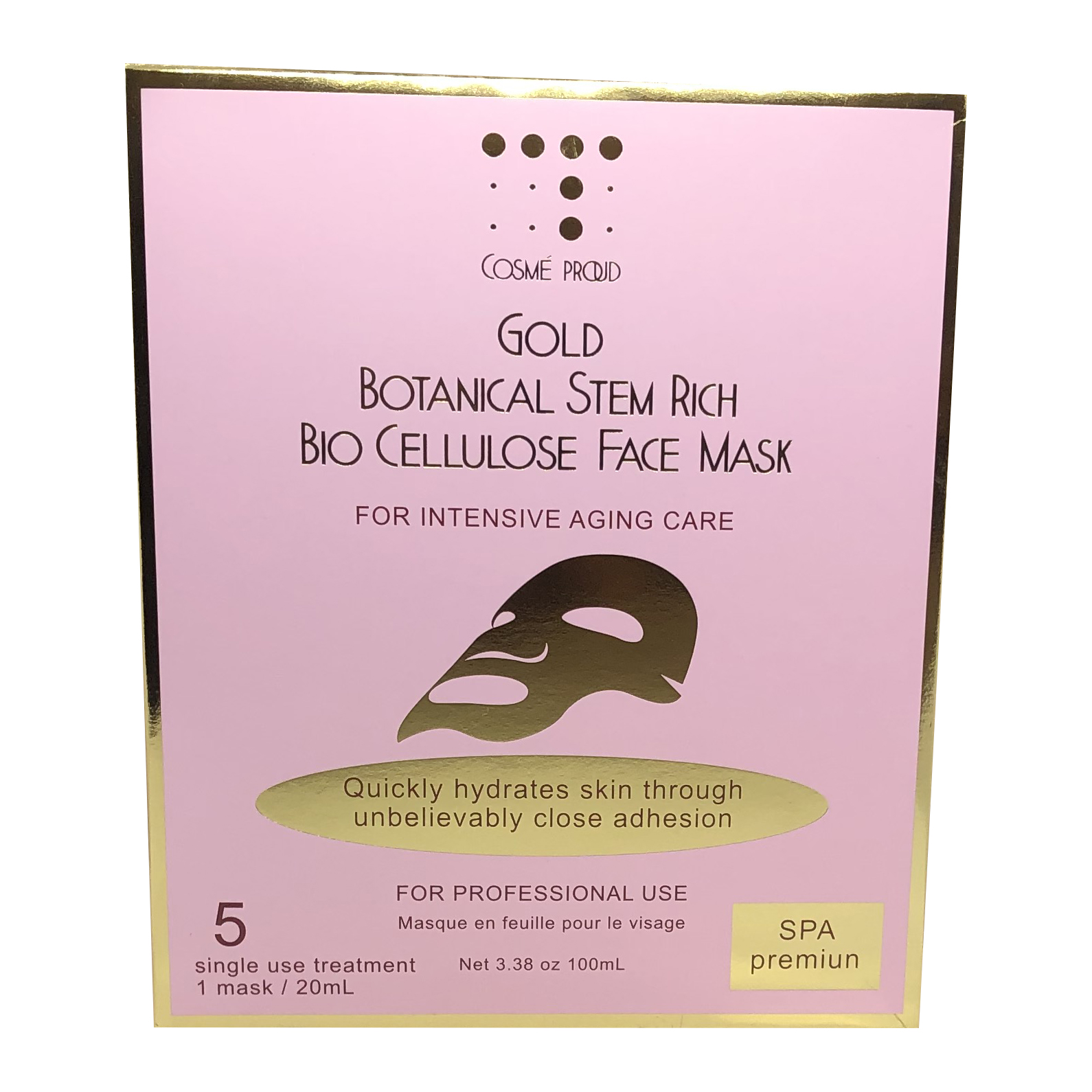 GOLD BOTANICAL STEM RICH BIO CELLULOSE FACE MASK – Akemi Bright Beauty